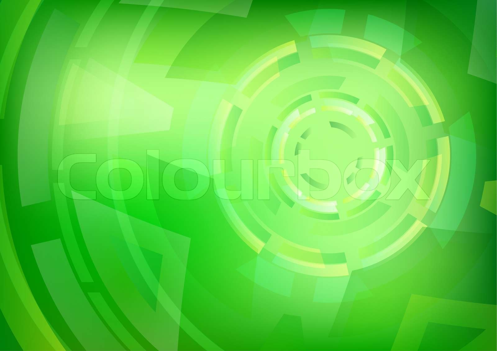 Abstract Green Circles Background Wallpaper | Stock image | Colourbox