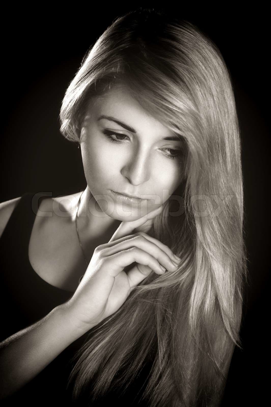 hübsches junges Mädchen | Stock Bild | Colourbox