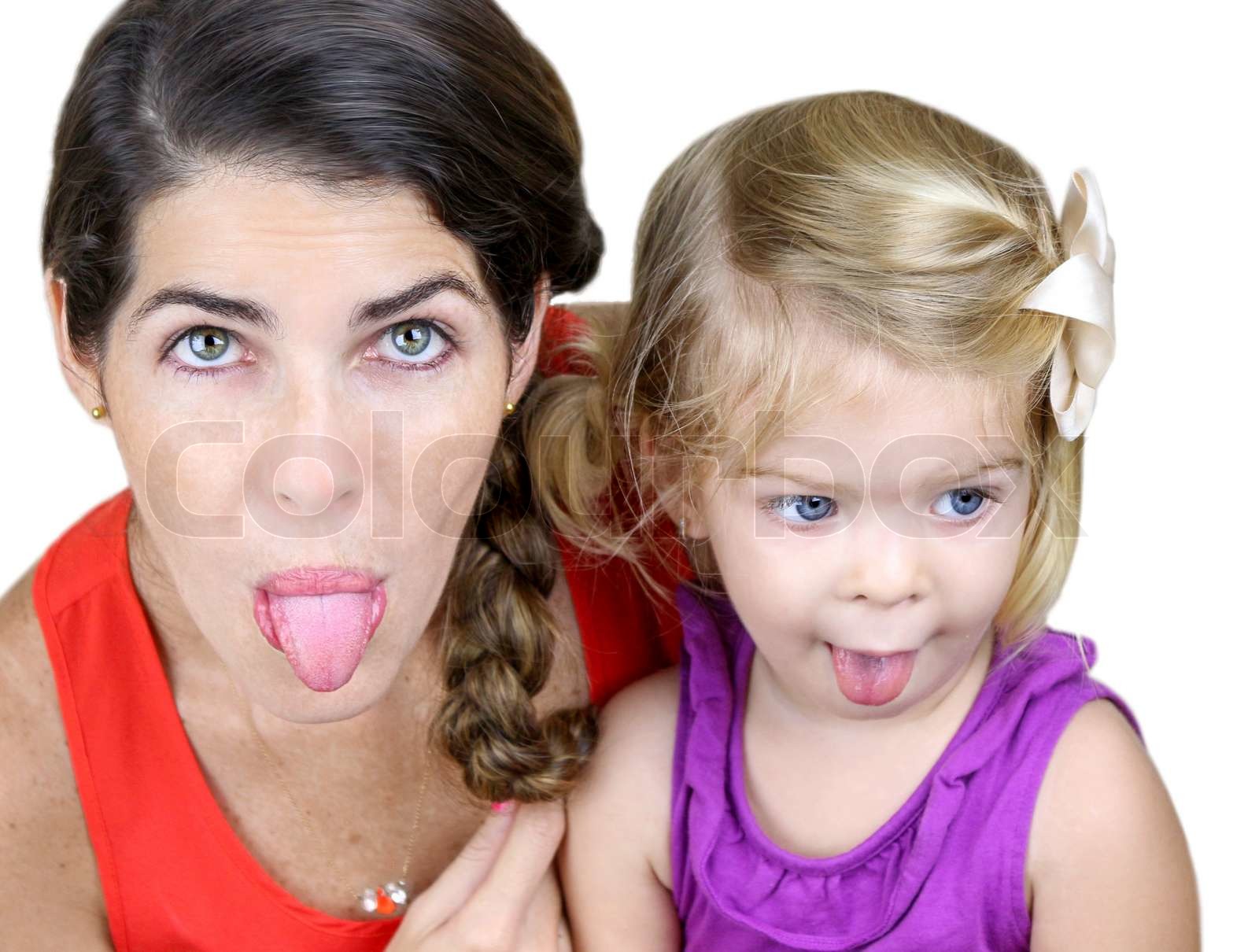 Zunge raus ! | Stock Bild | Colourbox