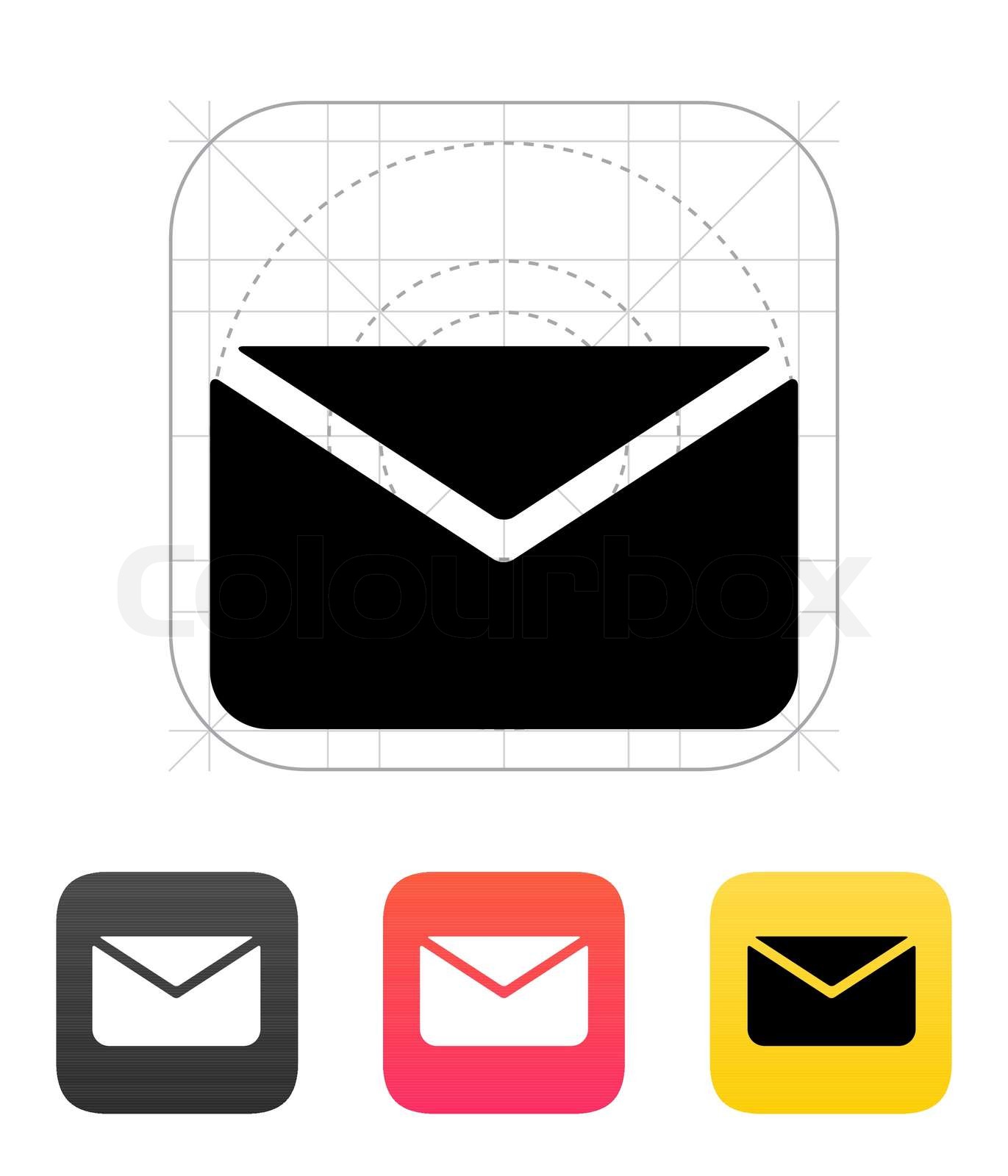 Brief -Symbol Vektor-Illustration | Stock-Vektor | Colourbox