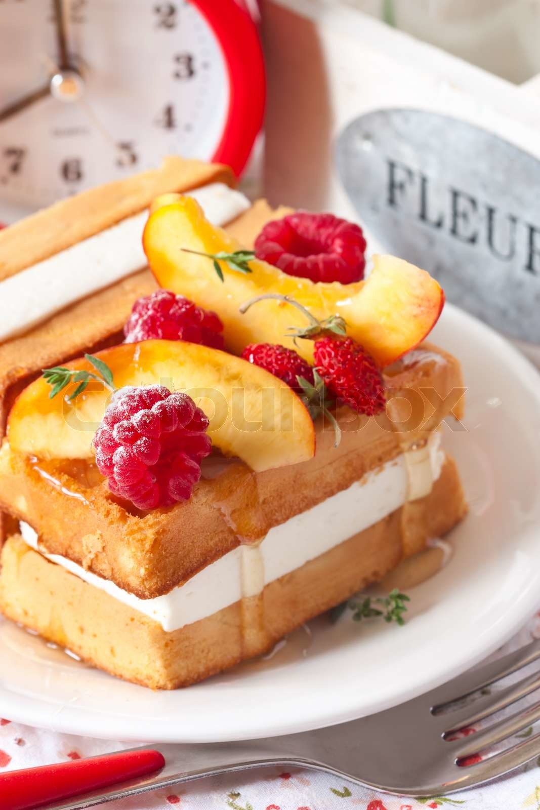 Waffle | Stock image | Colourbox