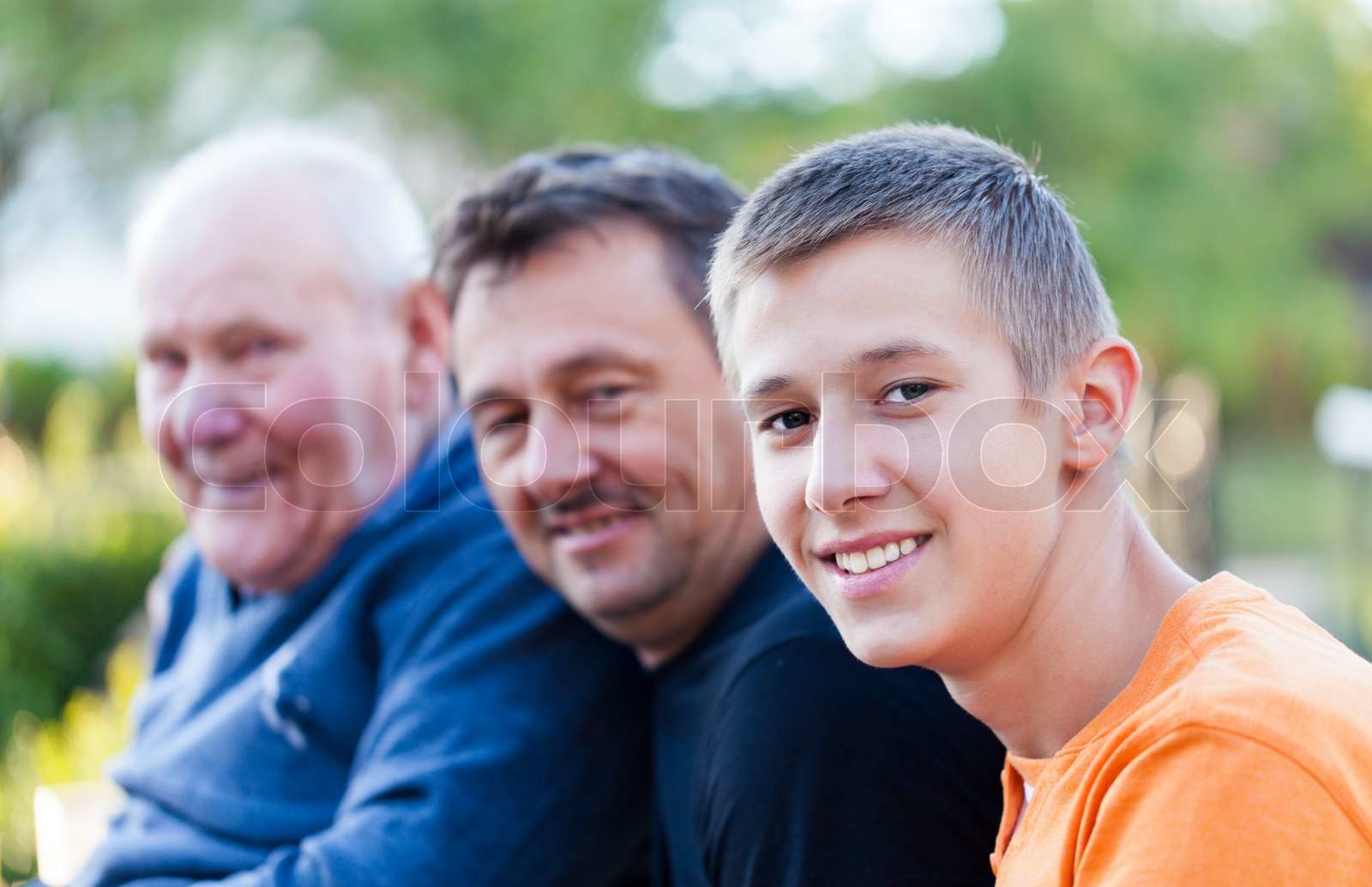 Male generations | Stock image | Colourbox