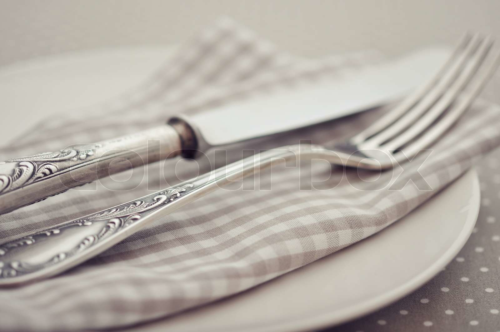 Besteck | Stock Bild | Colourbox