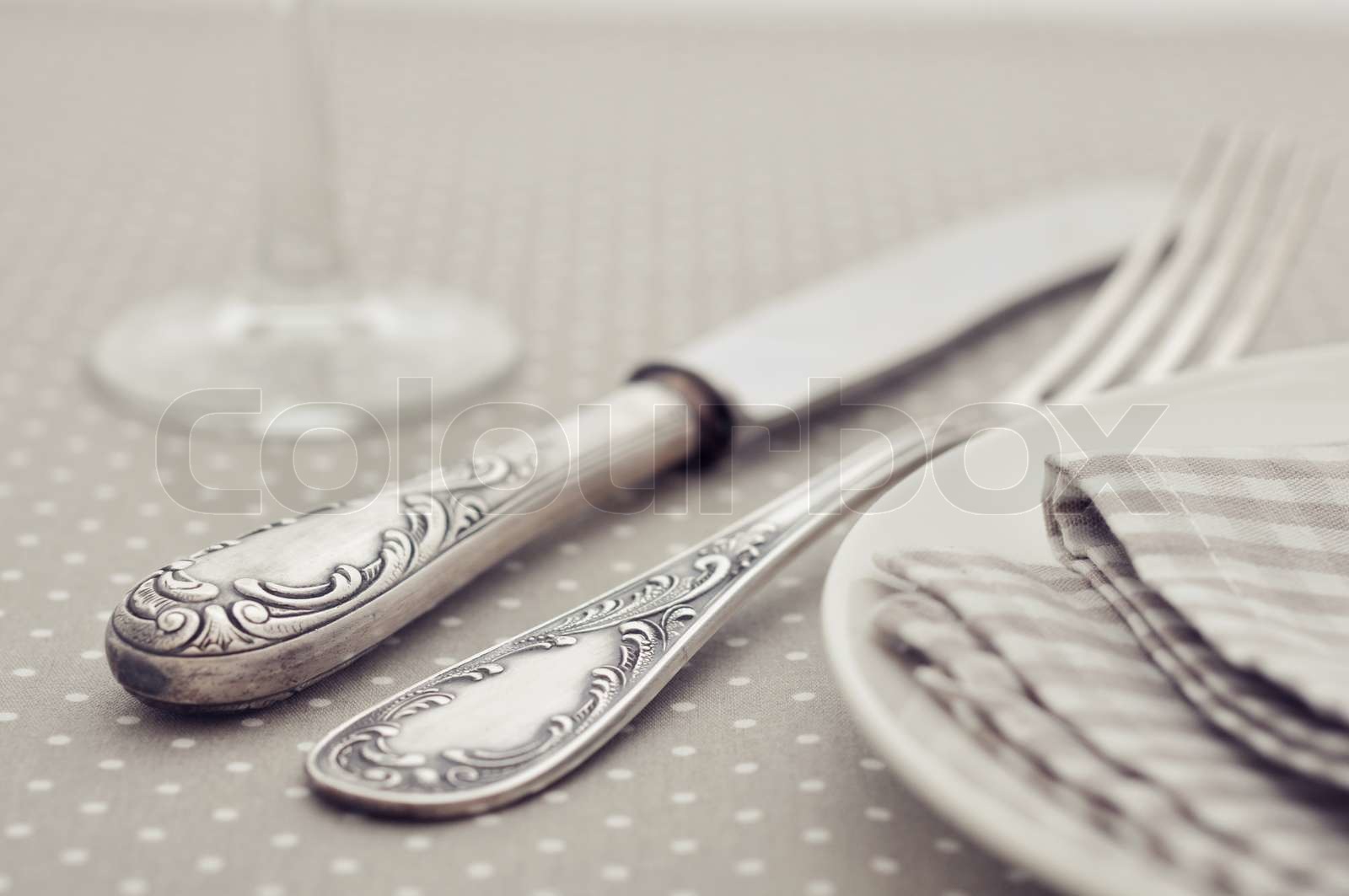 Besteck | Stock Bild | Colourbox