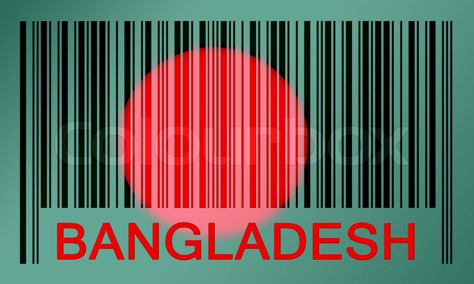 Barcode flag | Stock image | Colourbox