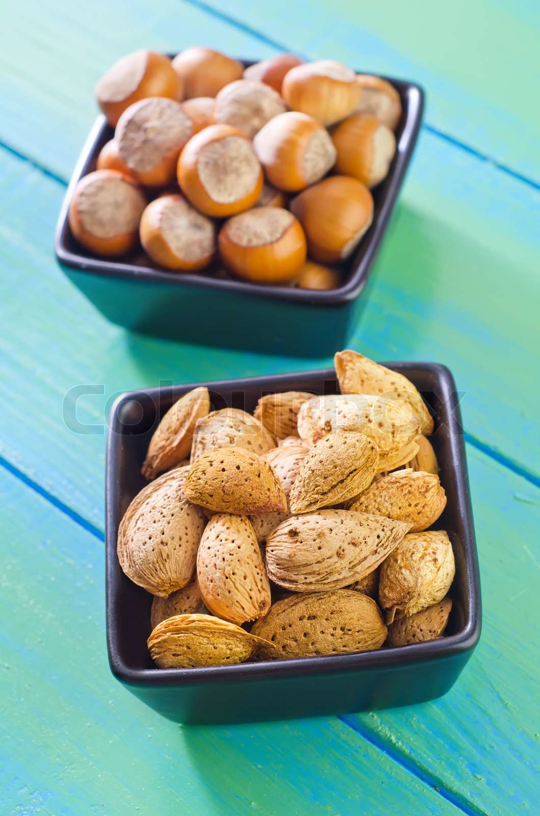 different kid of nuts | Stock image | Colourbox