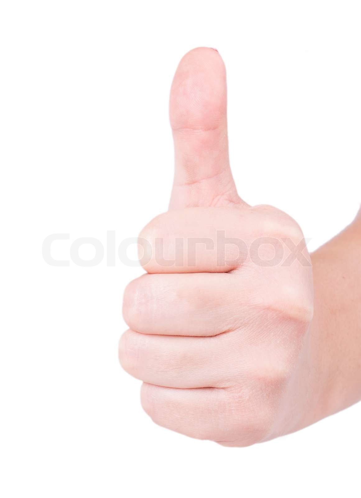 Daumen nach oben | Stock Bild | Colourbox