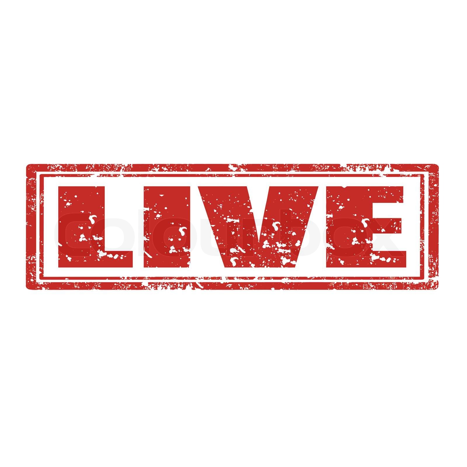 Live-stamp | Stock vector | Colourbox