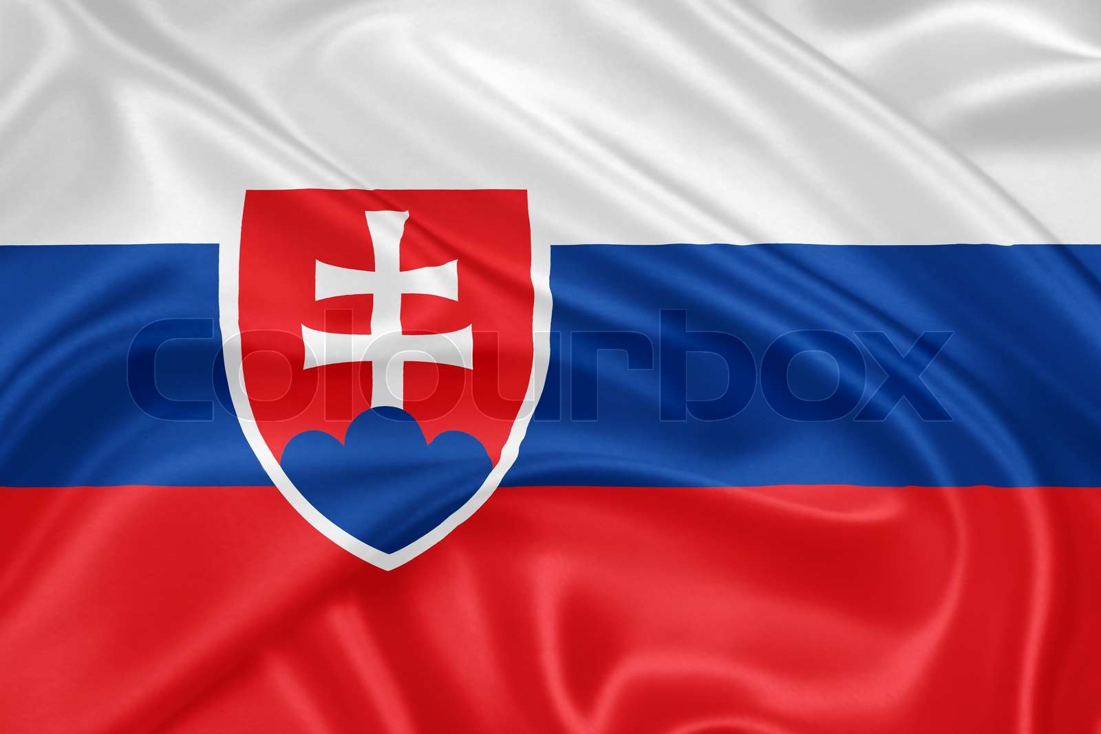 Flagge der Slowakei | Stock Bild | Colourbox