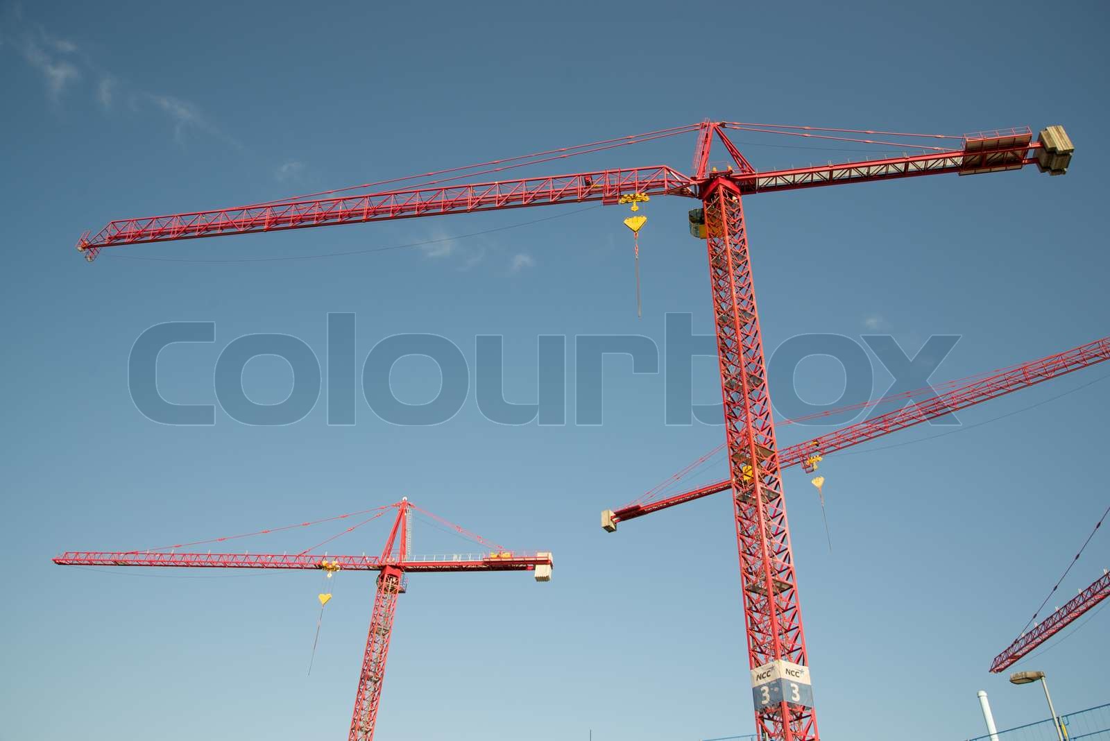 Røde kraner | Stock foto | Colourbox