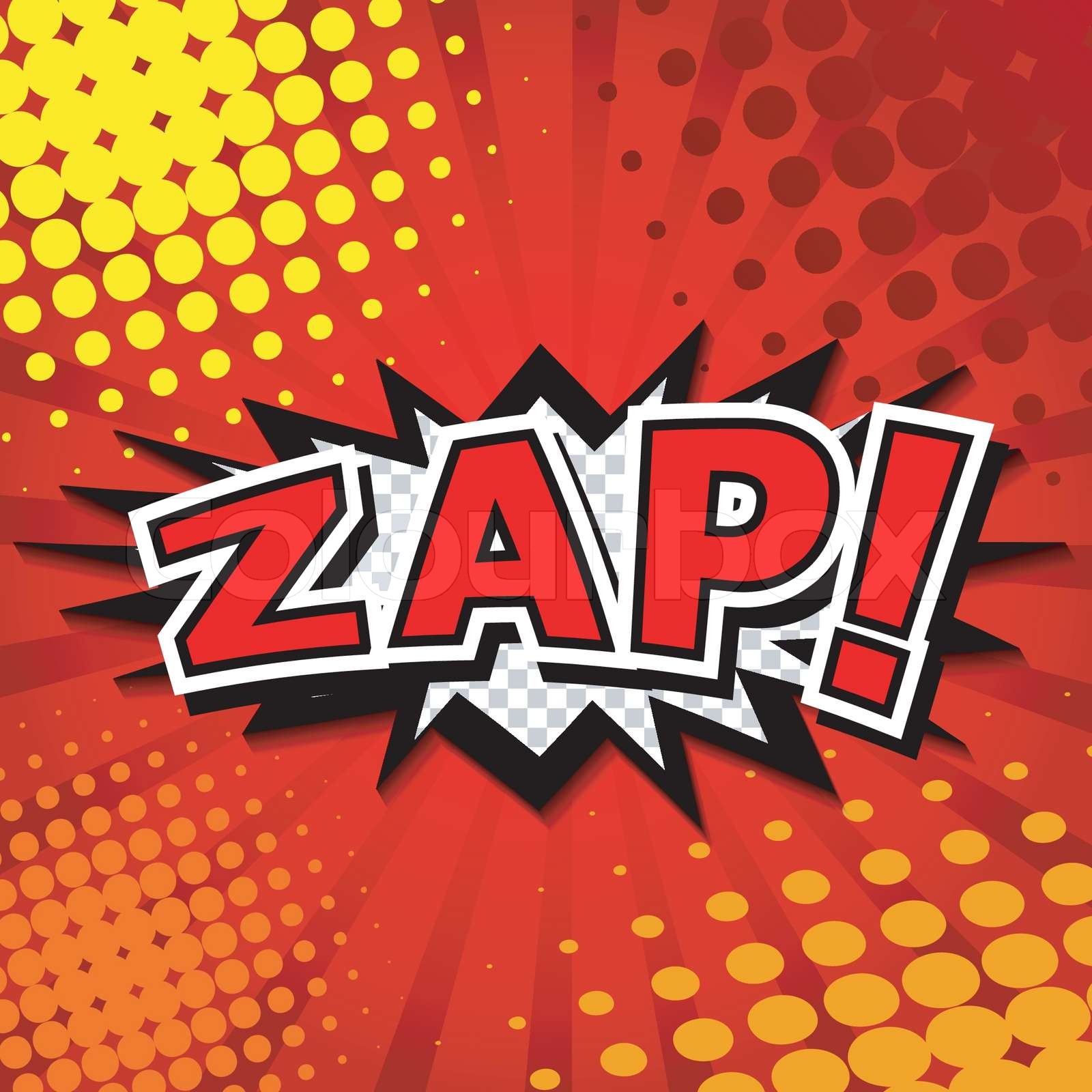 Zap! | Stock-Vektor | Colourbox