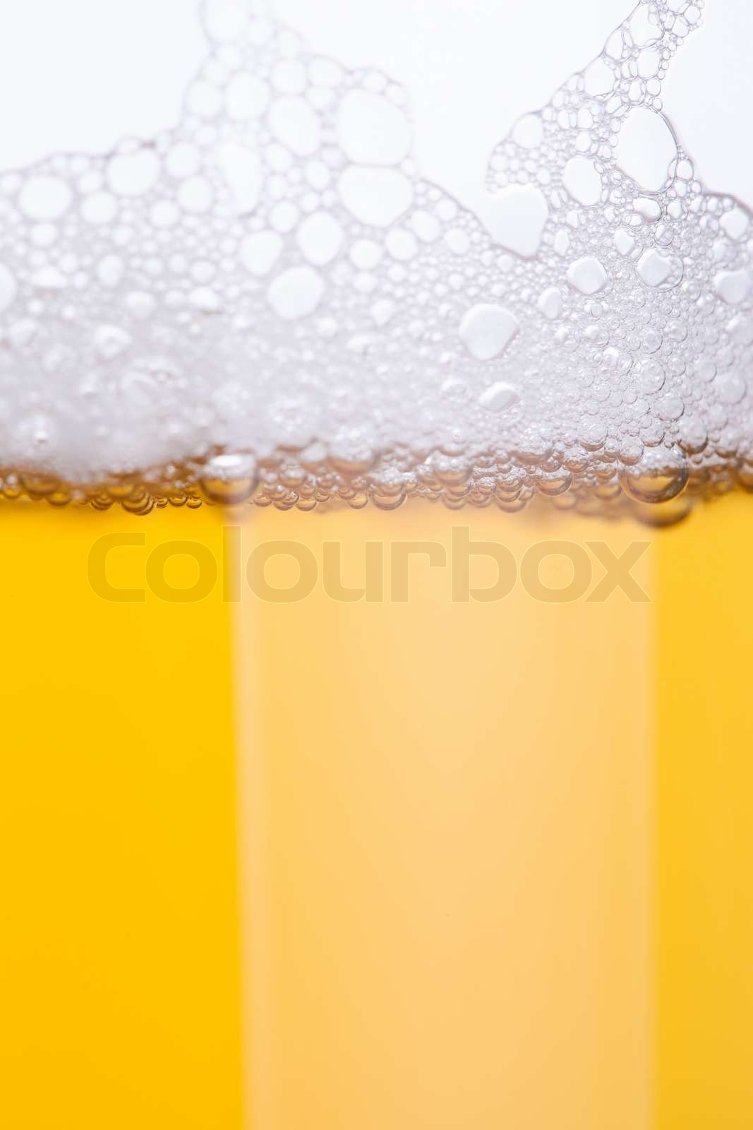 beer bubbles | Stock image | Colourbox
