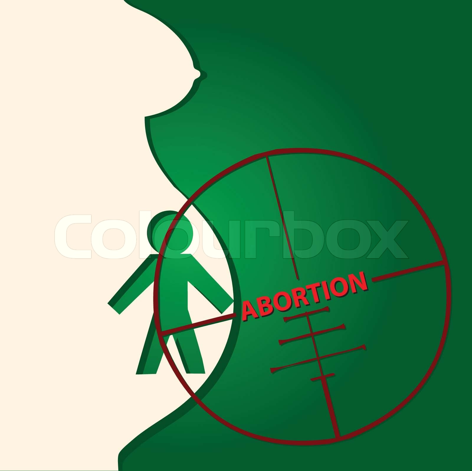 Abortion | Stock vector | Colourbox
