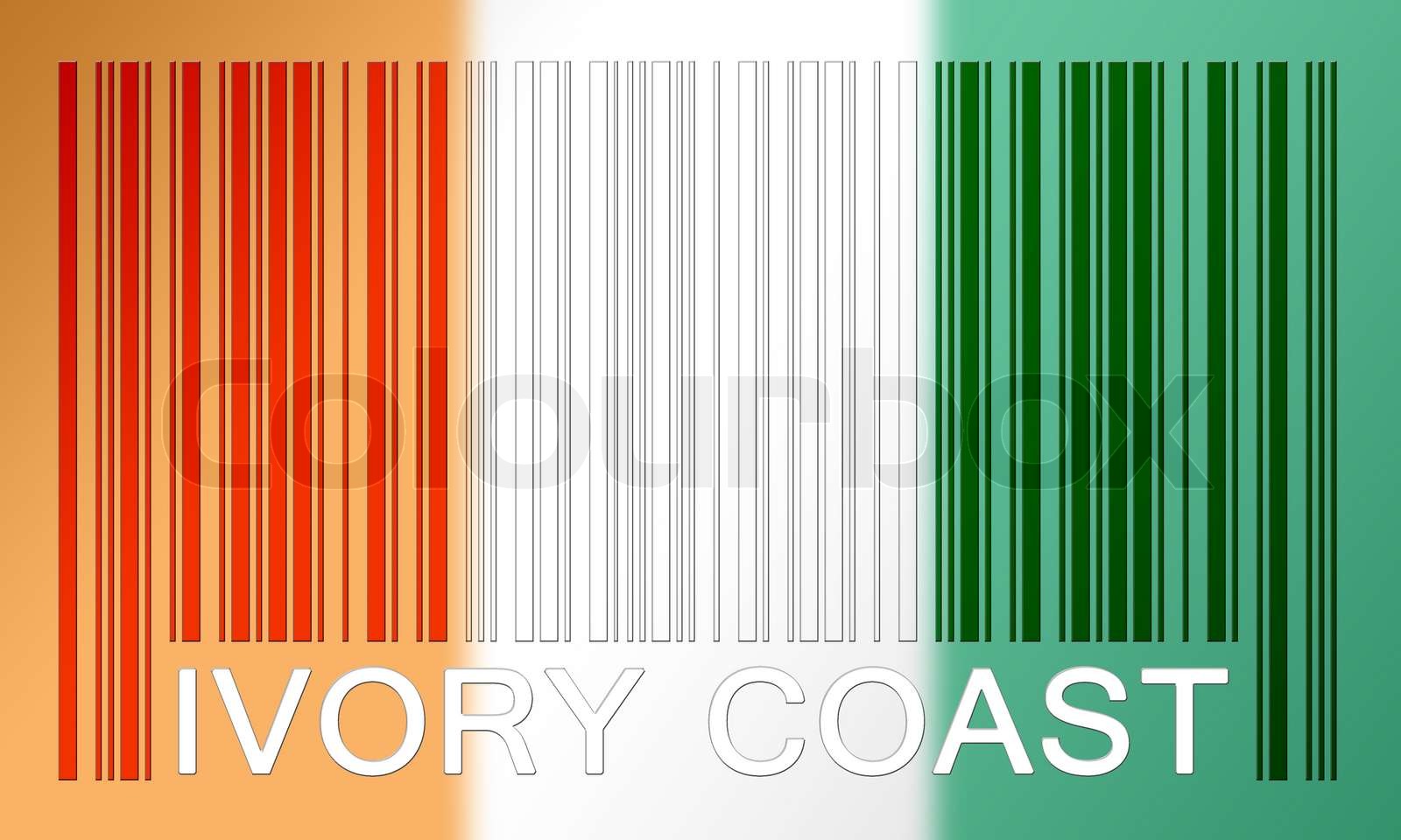 Barcode flag | Stock image | Colourbox