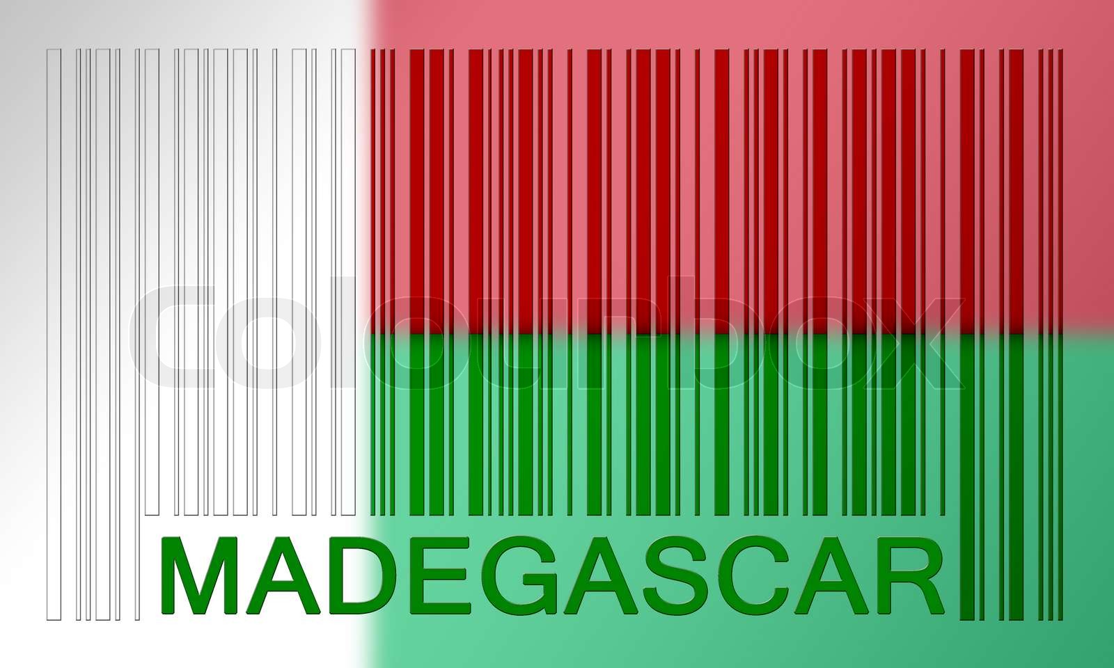 Barcode flag | Stock image | Colourbox