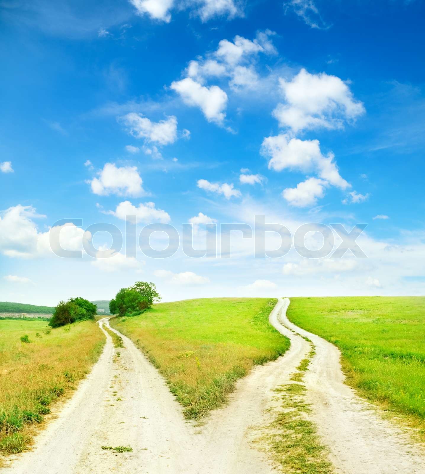 Cross roads | Stock image | Colourbox