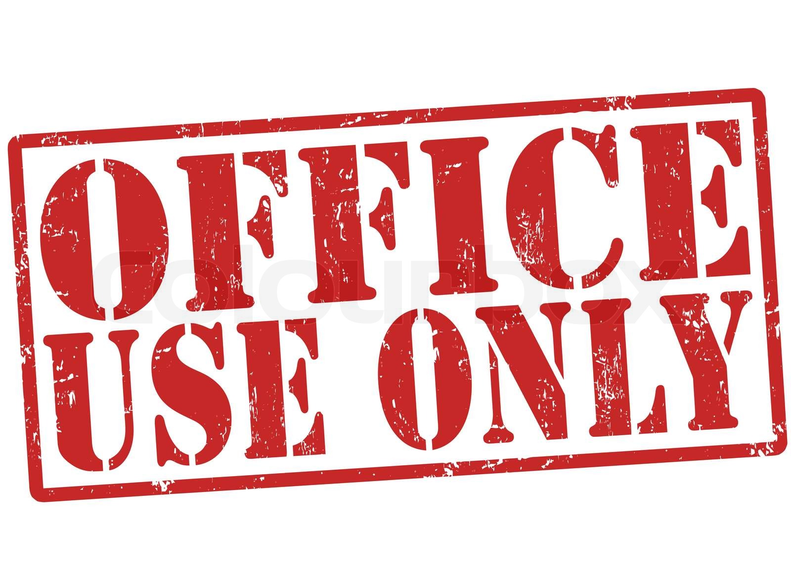 Office use only stamp | Stock vector | Colourbox