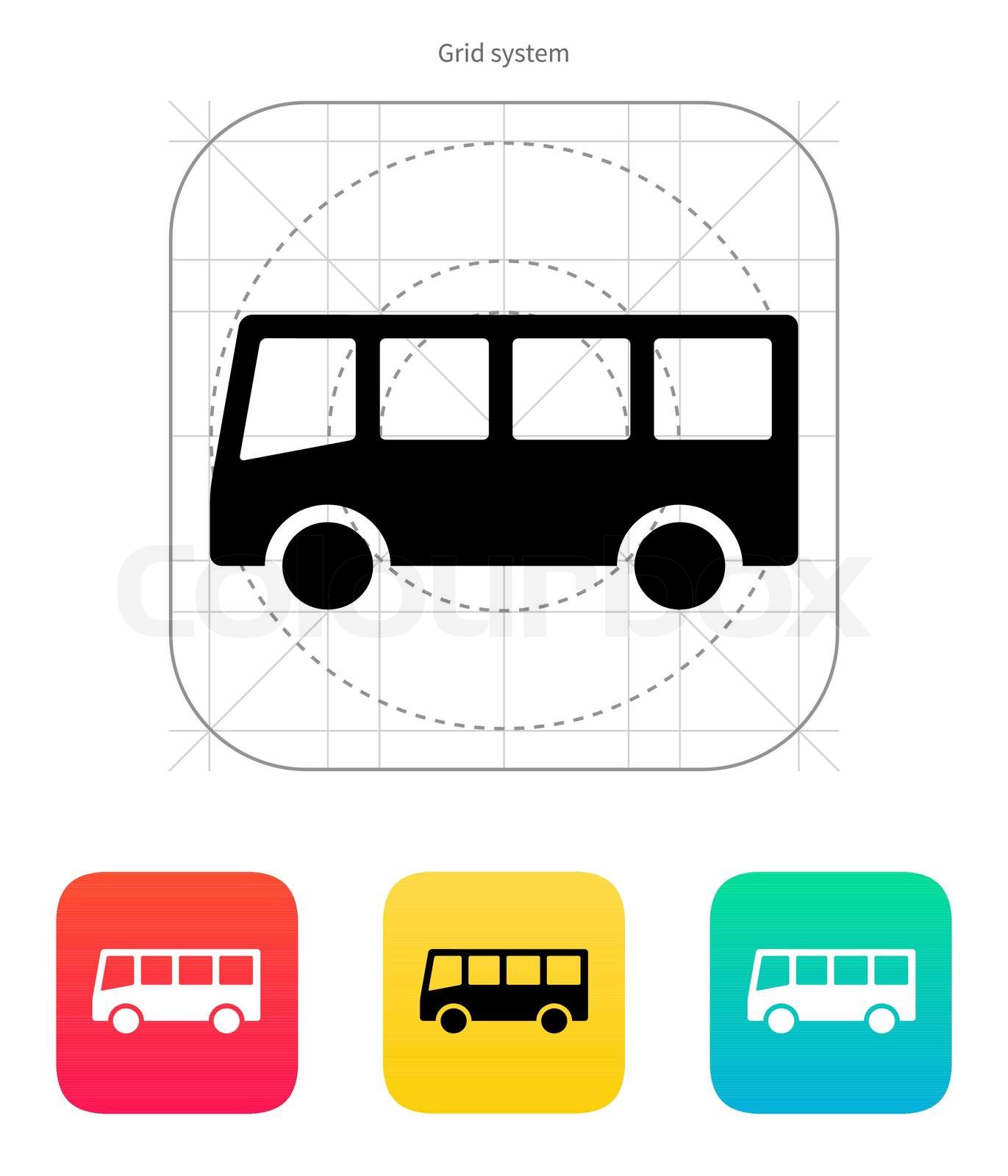Bus -Symbol | Stock-Vektor | Colourbox