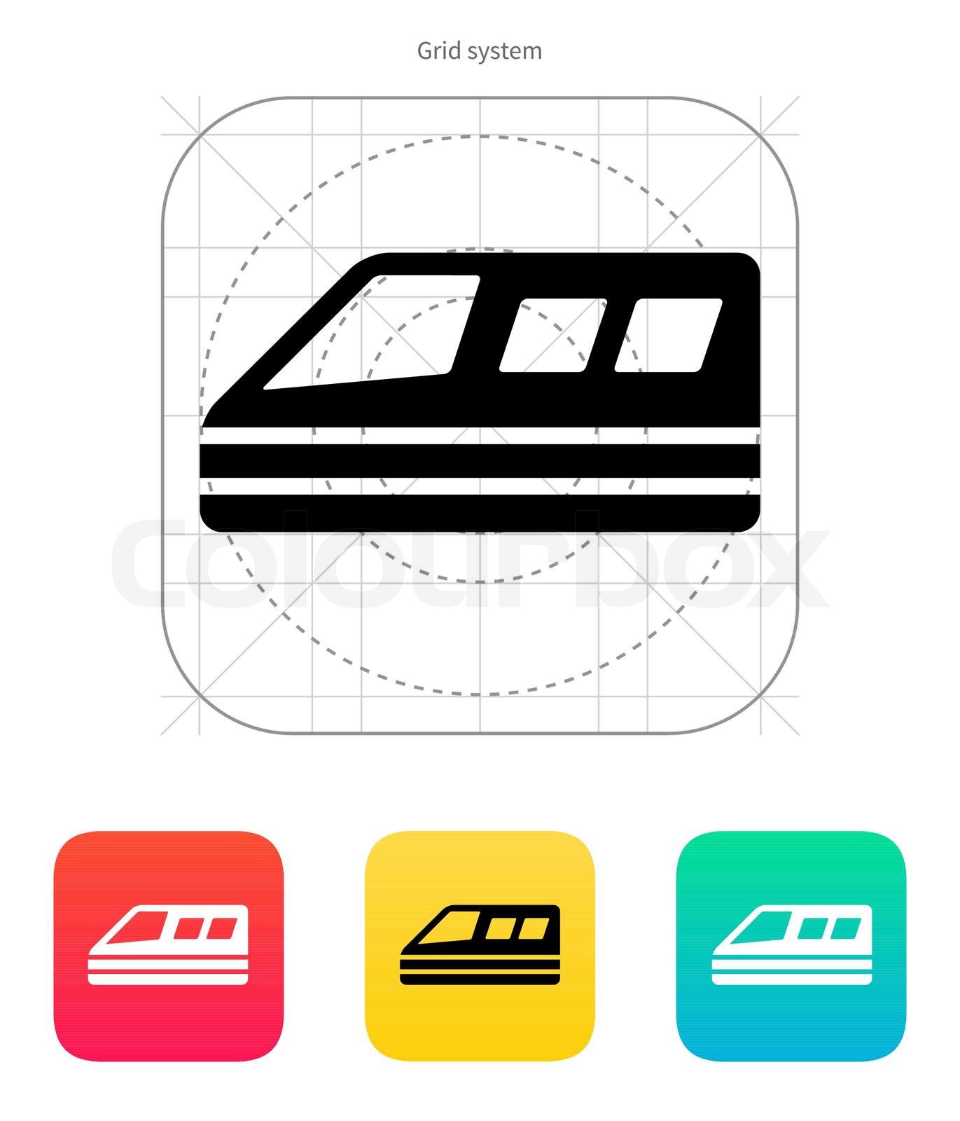 Tog ikon | Stock vektor | Colourbox