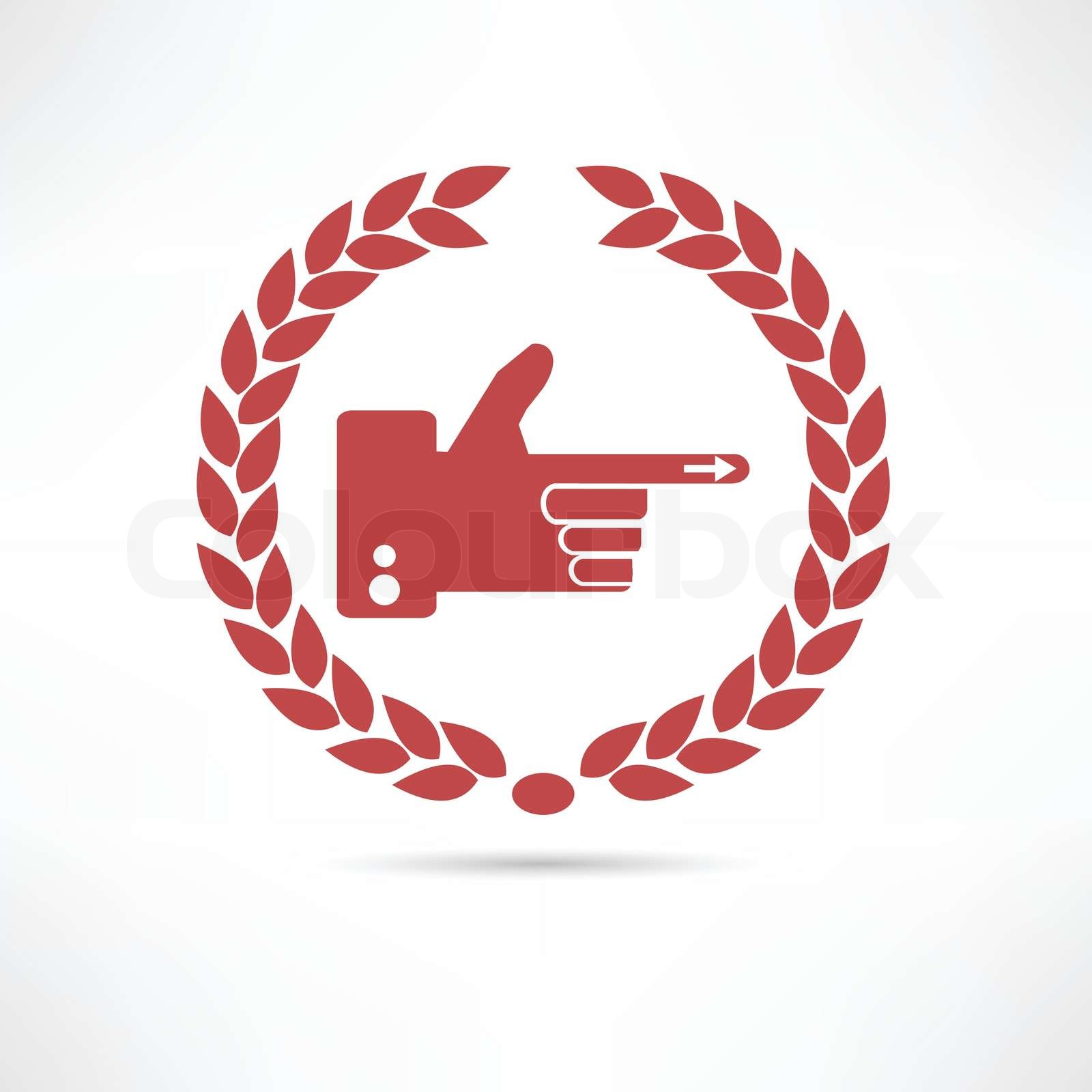 finger ikon | Stock vektor | Colourbox