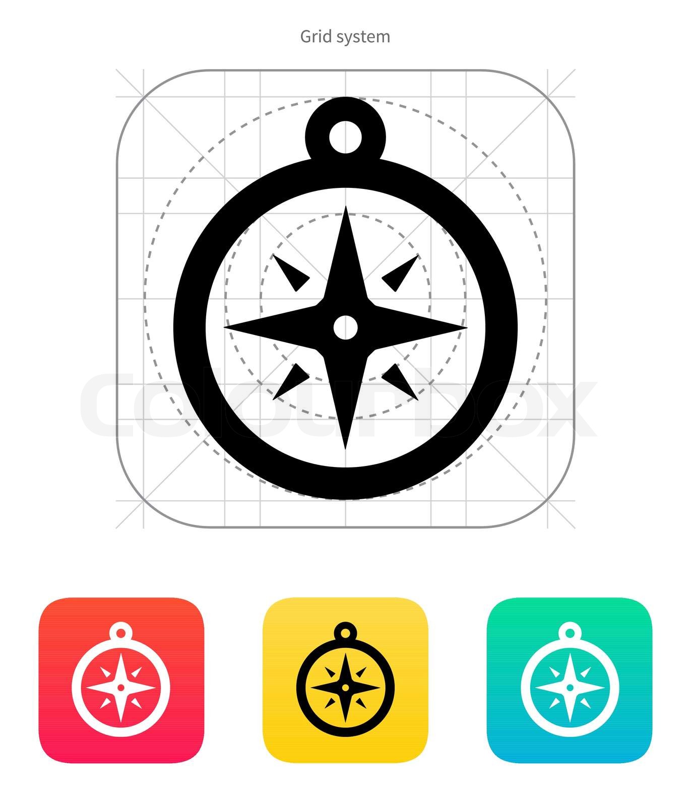 Compass icon Navigation Zeichen | Stock-Vektor | Colourbox