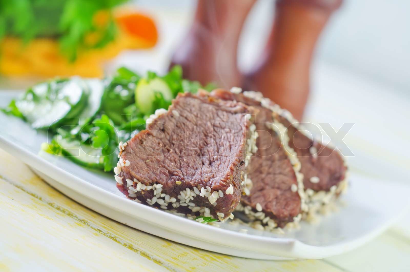 Rindersteak | Stock Bild | Colourbox