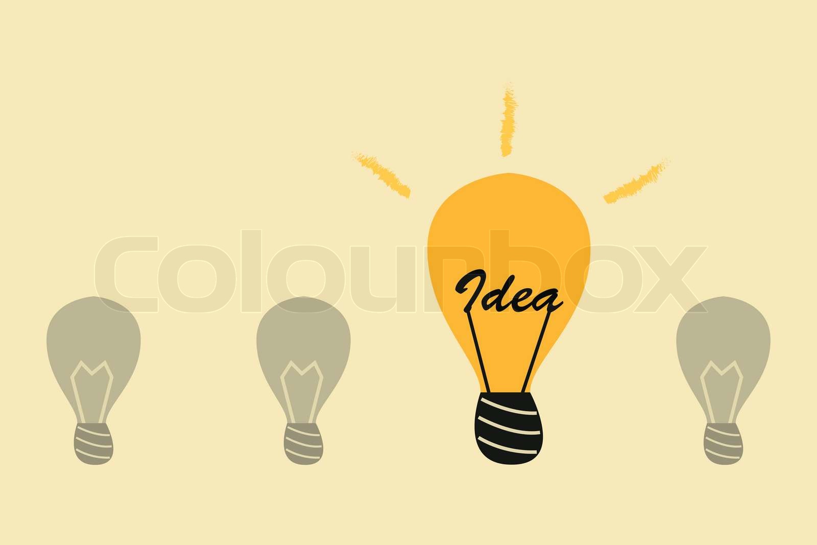Idea concept | Stock vector | Colourbox