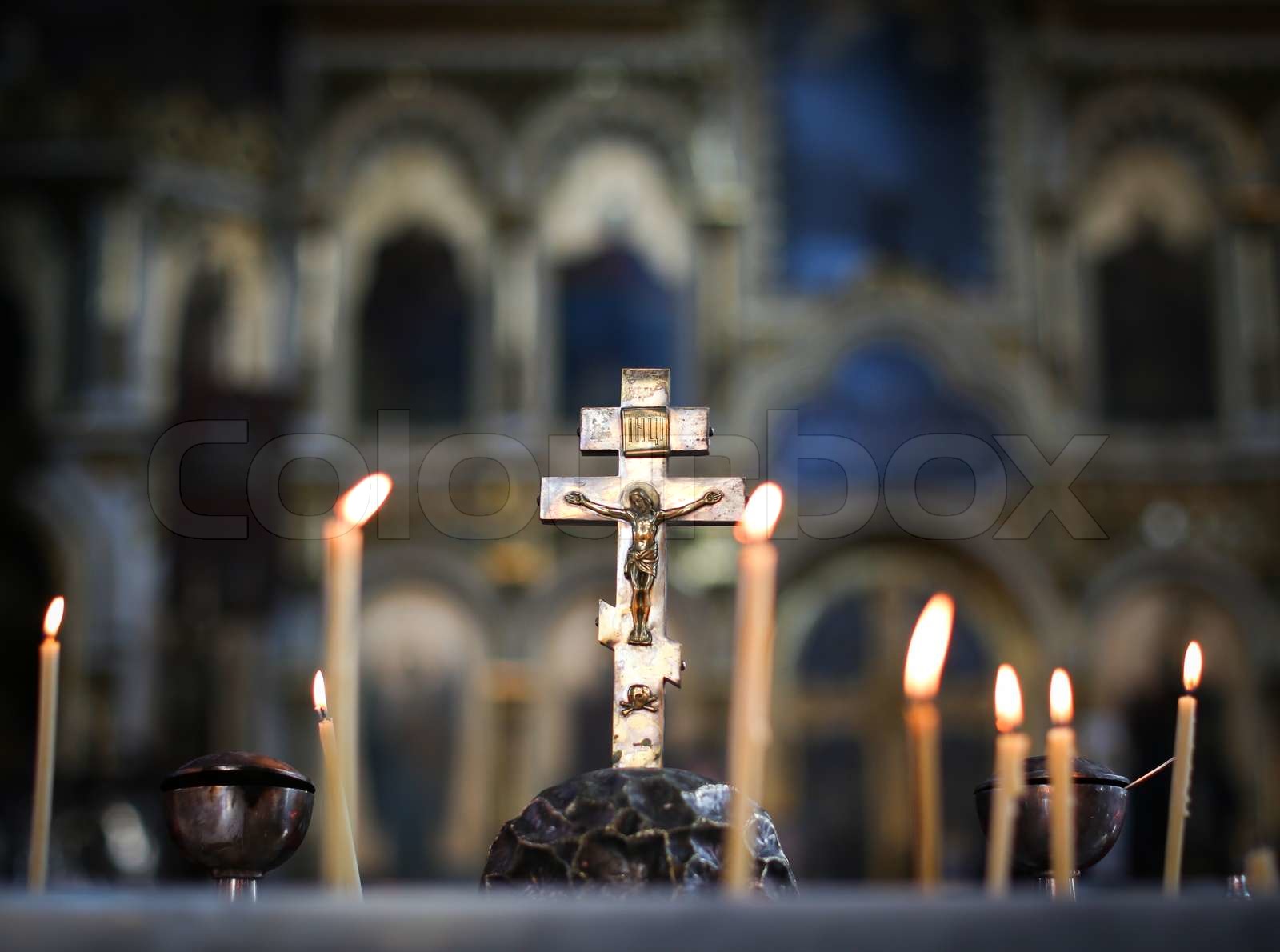 Eastern Orthodox Cross | Stock image | Colourbox