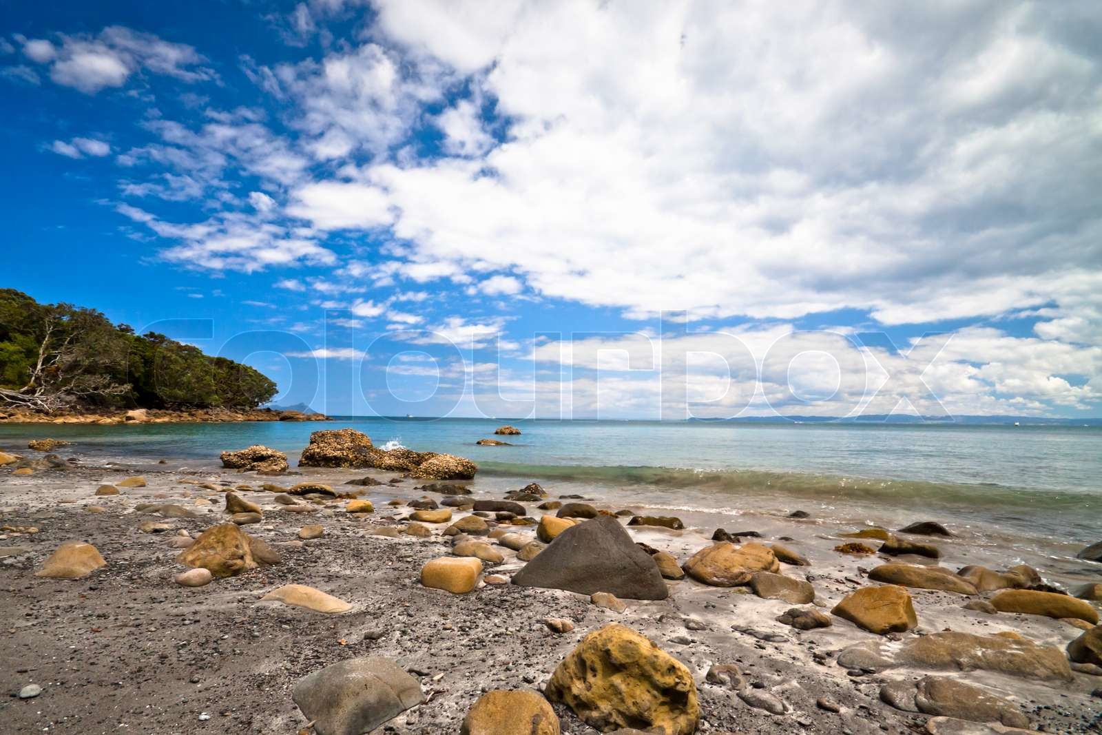 Rocky beach | Stock image | Colourbox