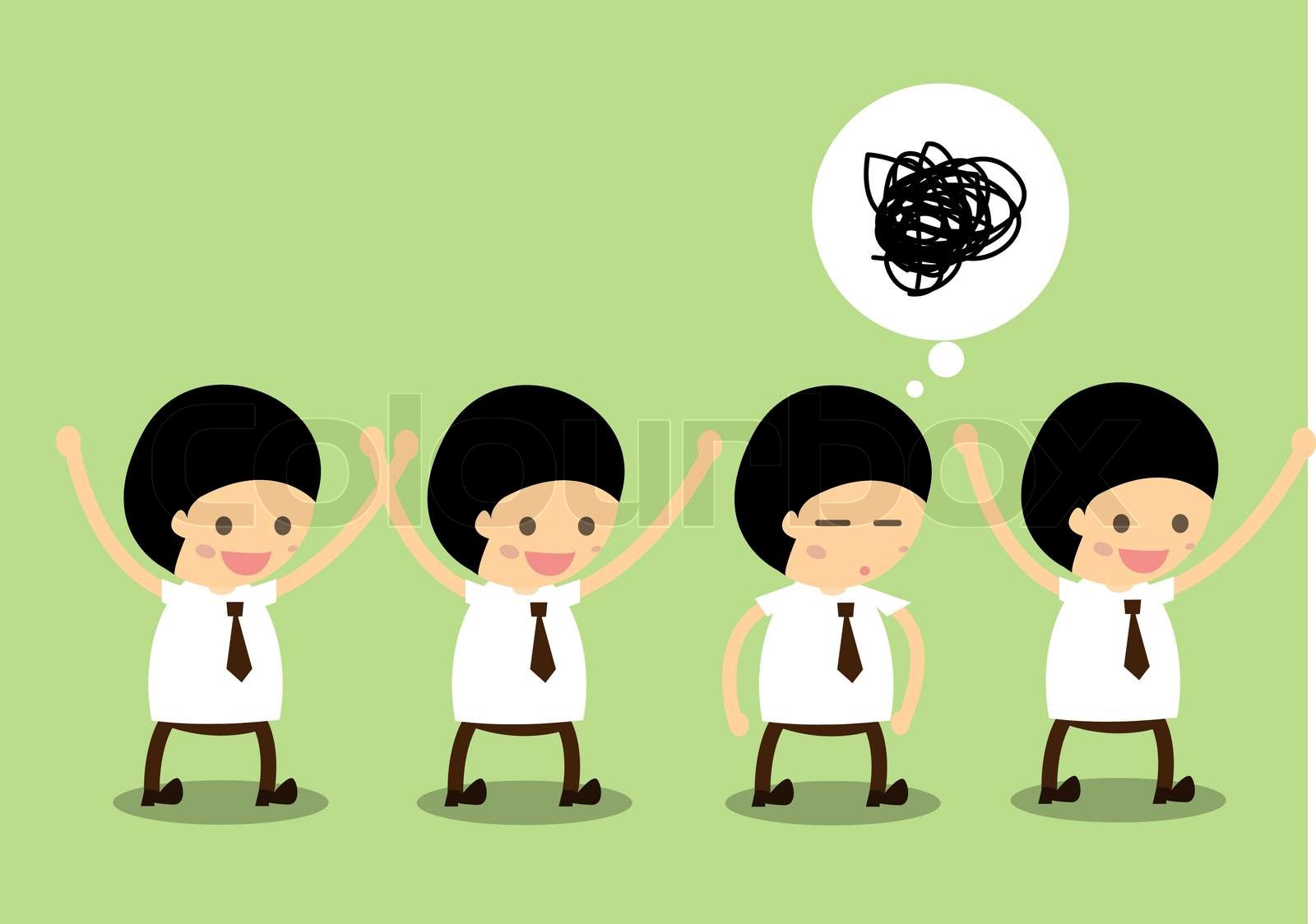 Businessman Have no idea | Stock vector | Colourbox