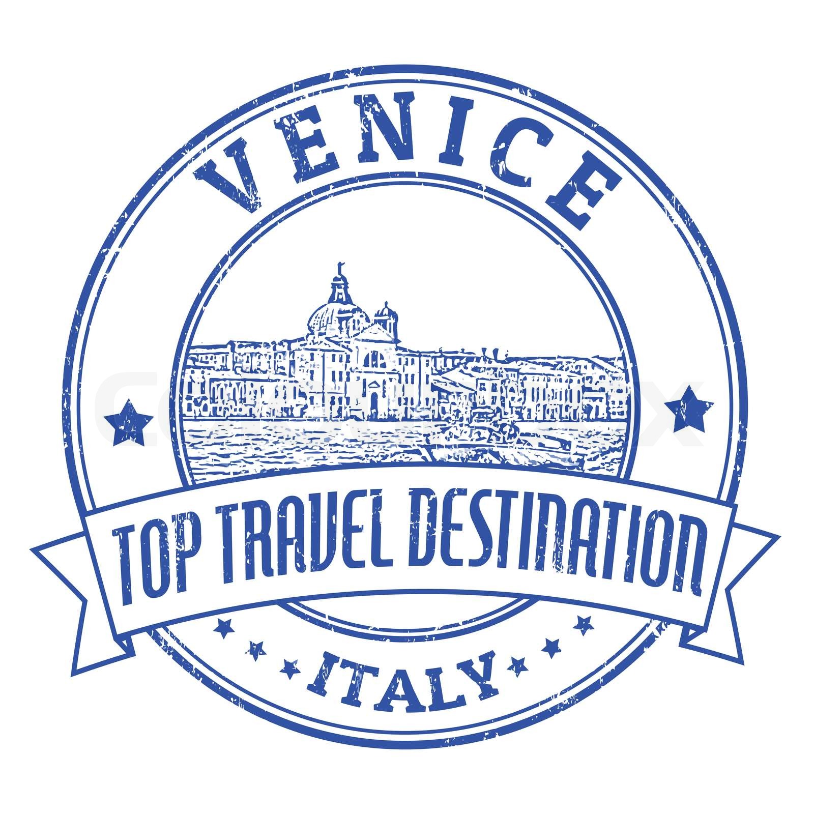 Venice, Italy stamp | Stock vector | Colourbox