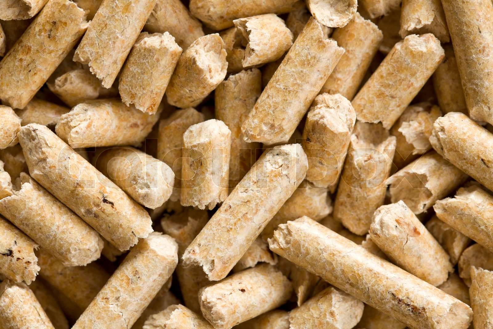 træ pellet økologisk opvarmning | Stock foto | Colourbox