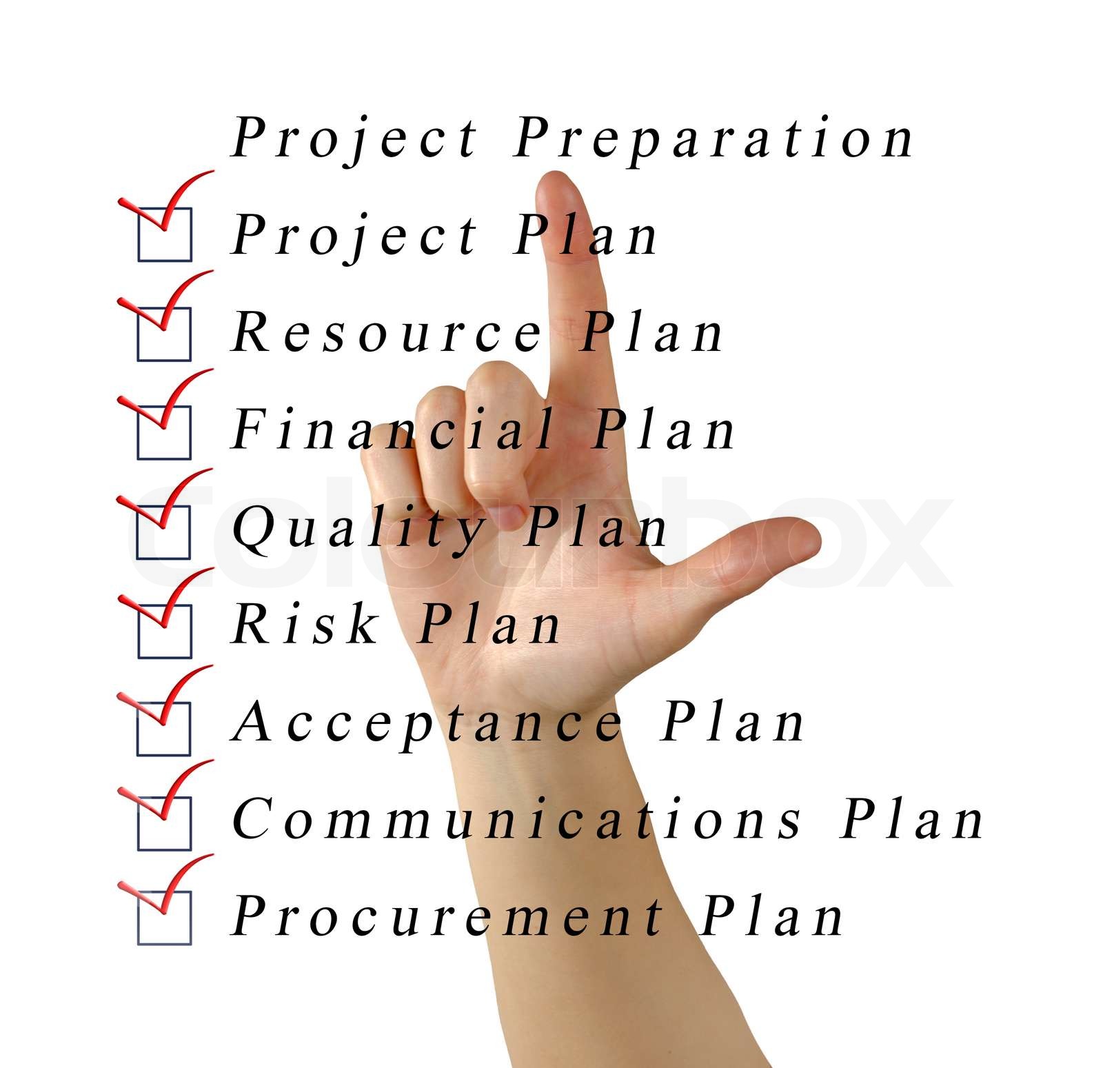 Project preparation | Stock image | Colourbox