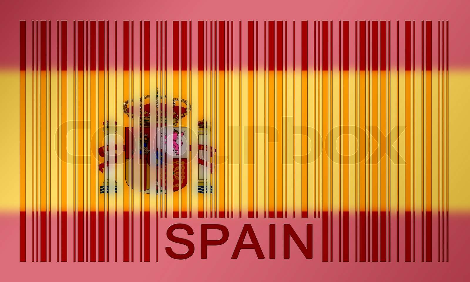 Barcode flag | Stock image | Colourbox