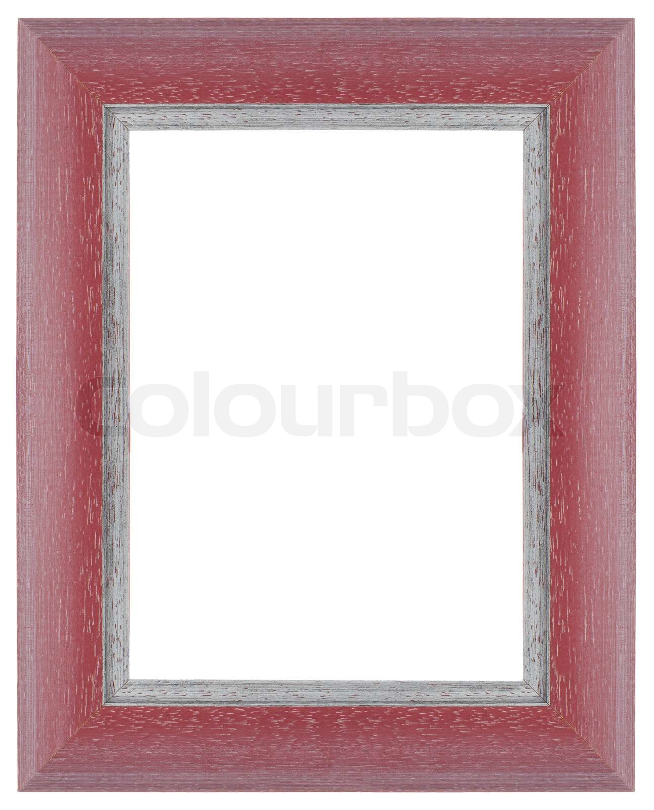 Pink wooden frame | Stock image | Colourbox