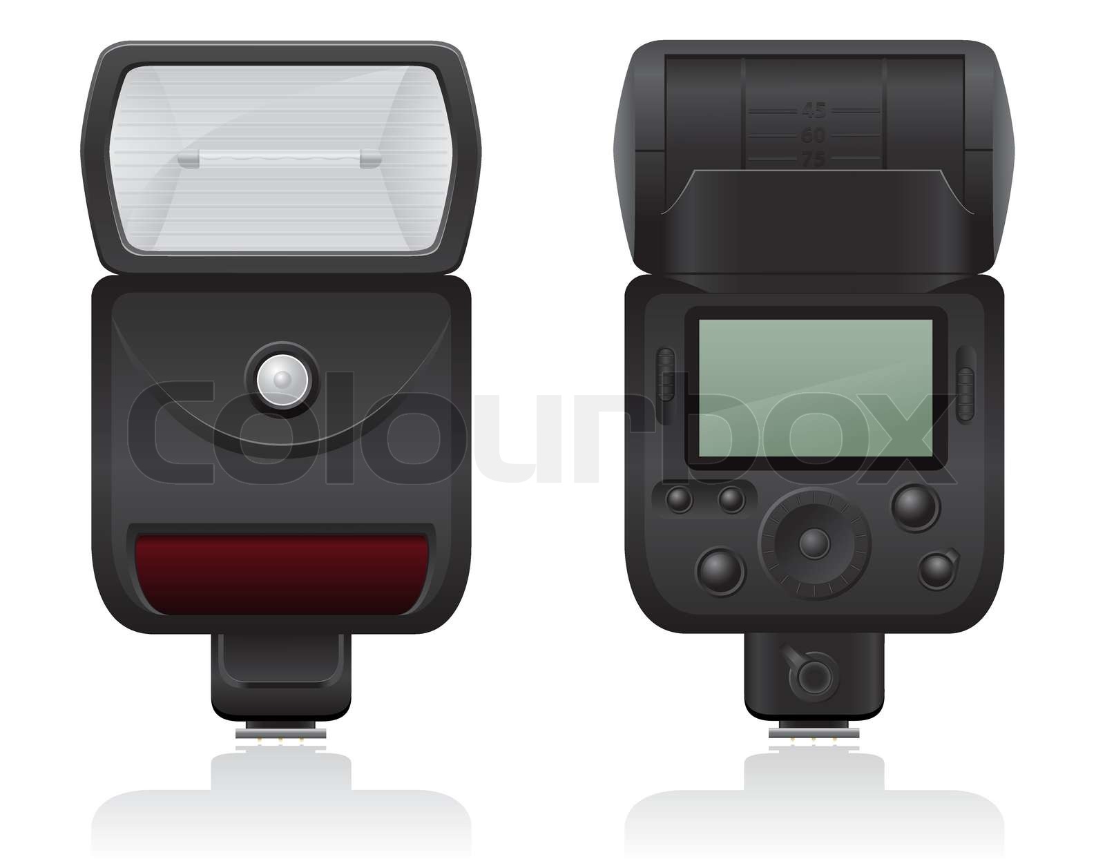 icon, blitz, kamera | Stock-Vektor | Colourbox