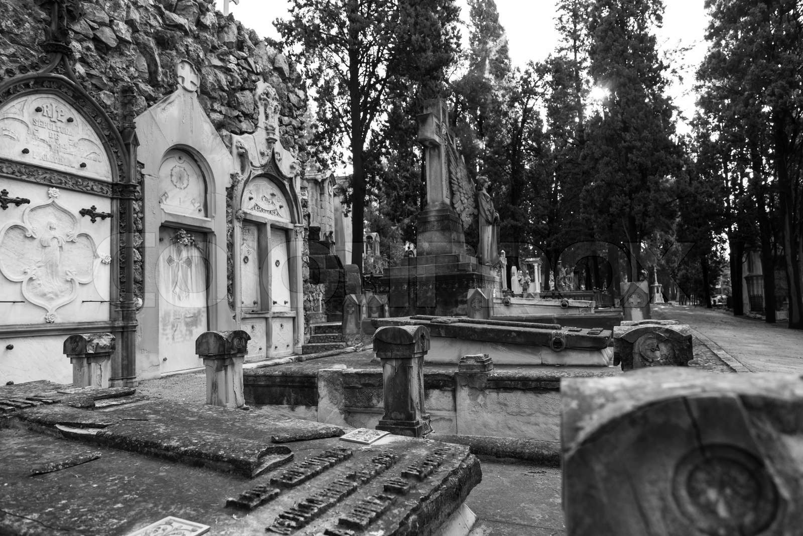 Old cemetery | Stock image | Colourbox