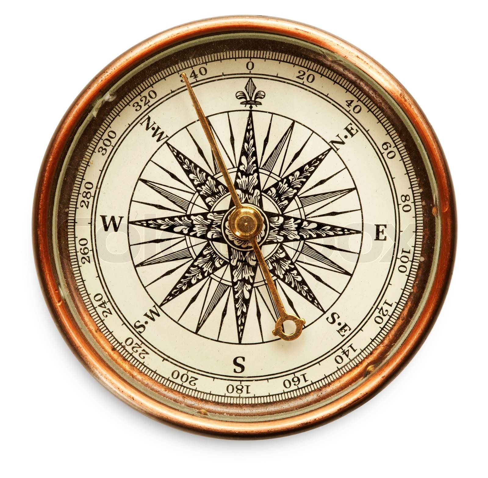 Old-fashioned compass | Stock image | Colourbox