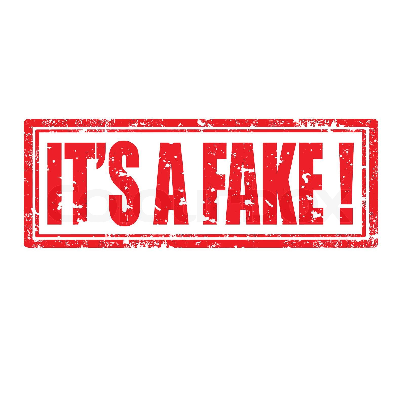It's A Fake-stamp | Stock vector | Colourbox