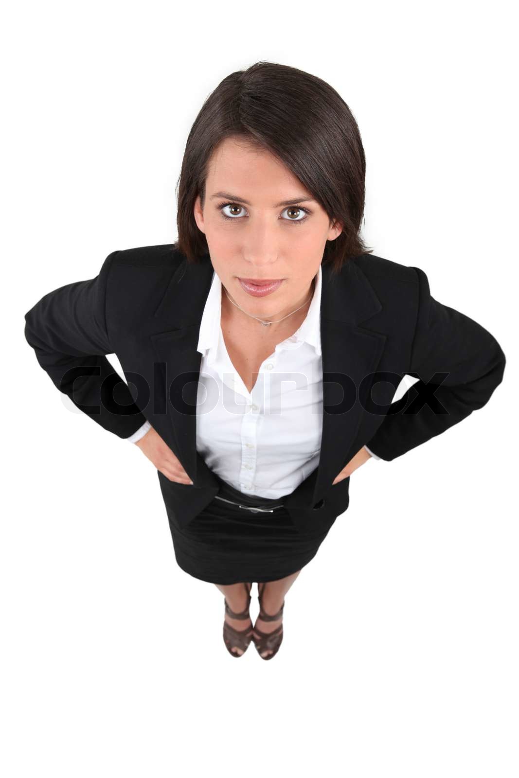 Female seen from above | Stock image | Colourbox