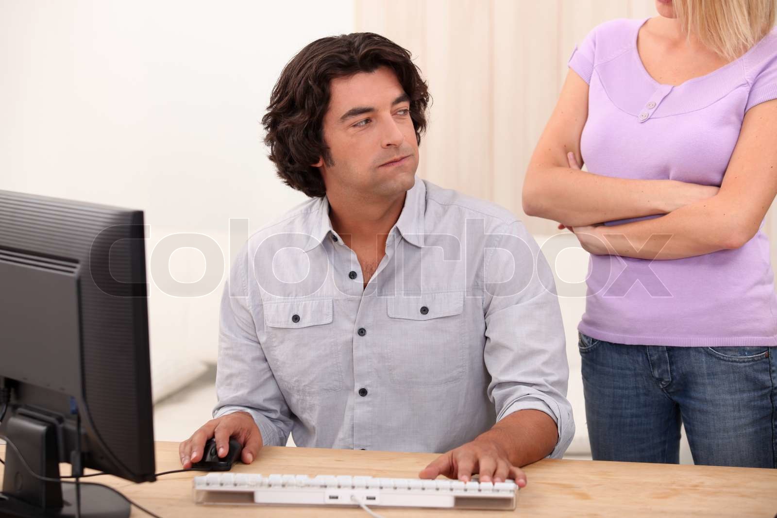 Male technical support | Stock image | Colourbox