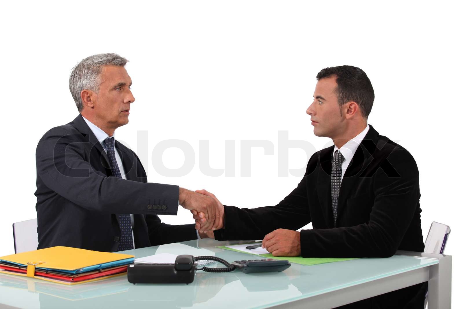 A business handshake | Stock image | Colourbox