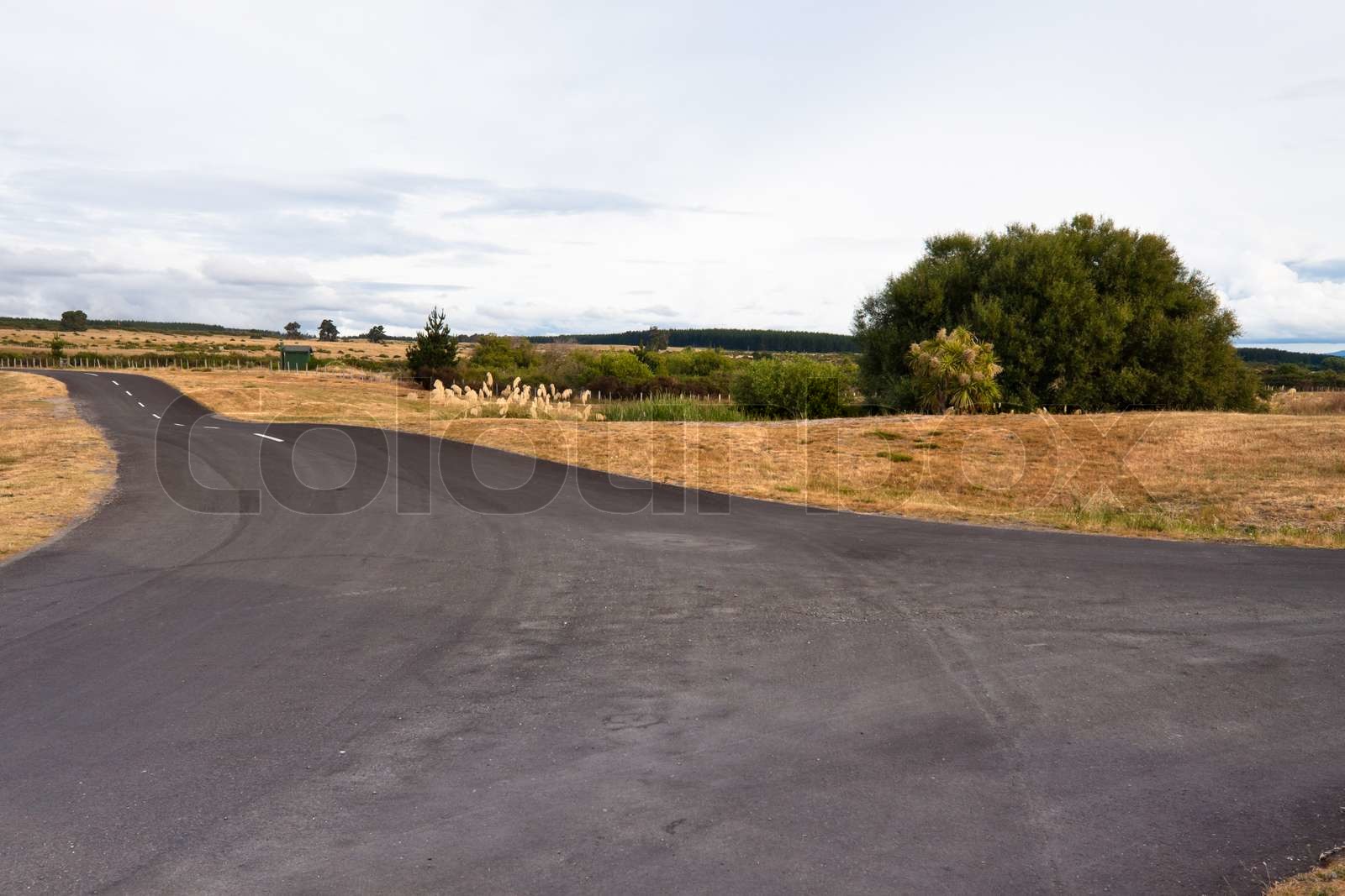 Country highway road | Stock image | Colourbox