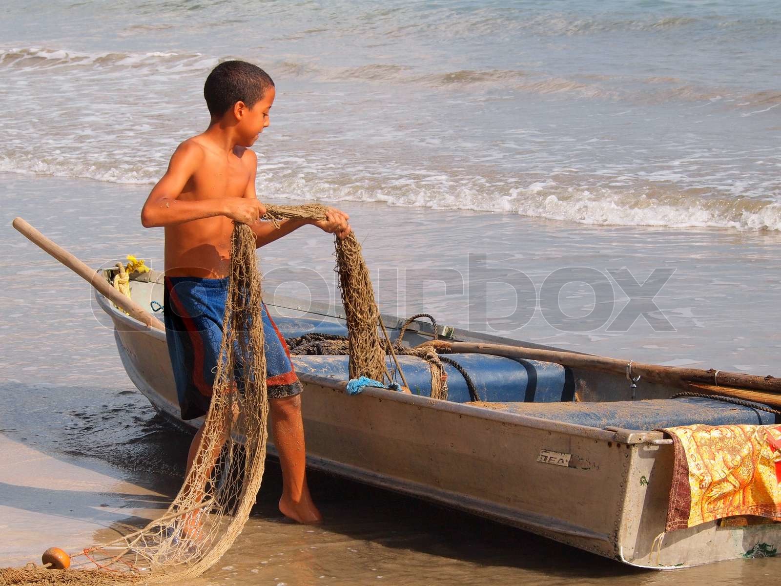 Pesca con trasmayo ó Chinchorro | Stock image | Colourbox