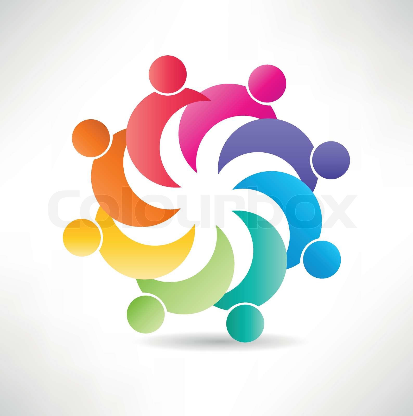 team icon | Stock vector | Colourbox