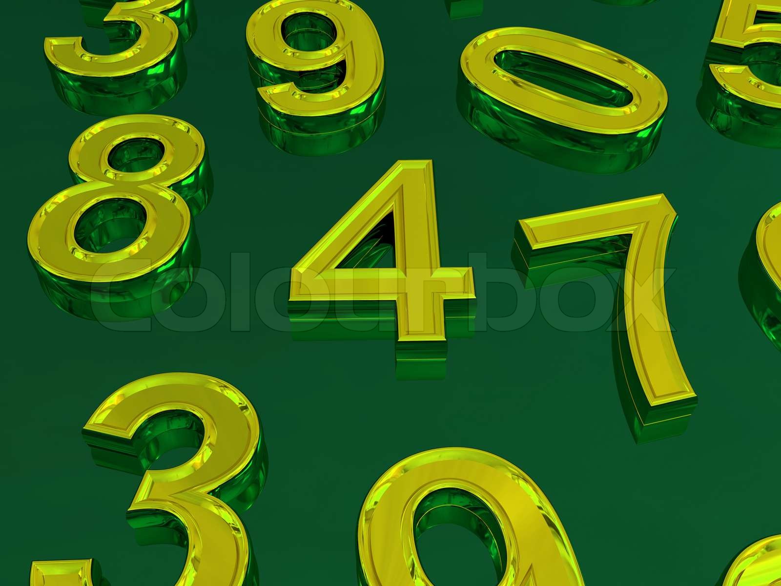 Background of numbers | Stock image | Colourbox