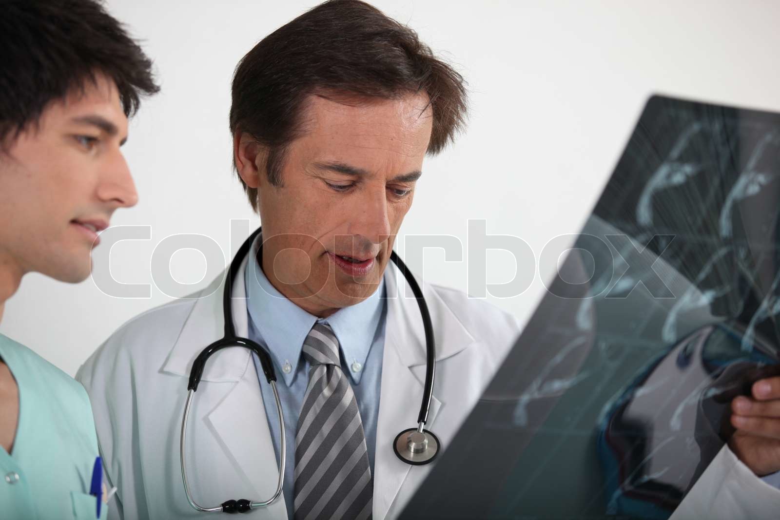 doctor holding radiography | Stock image | Colourbox
