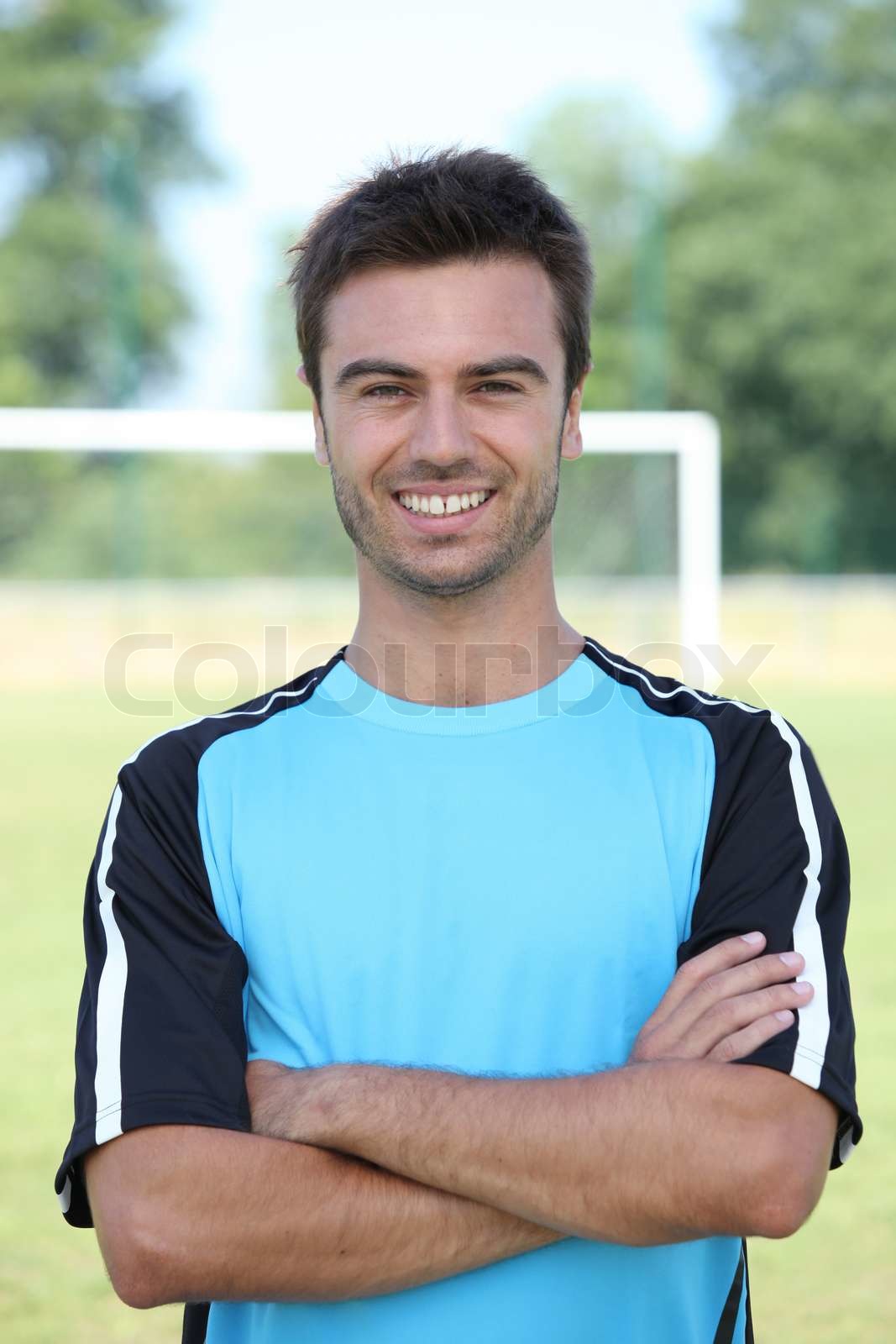 Football player | Stock image | Colourbox