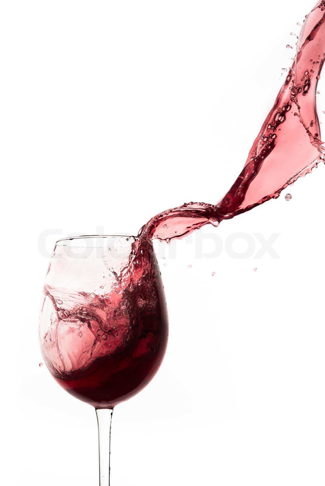 red wine splash | Stock image | Colourbox