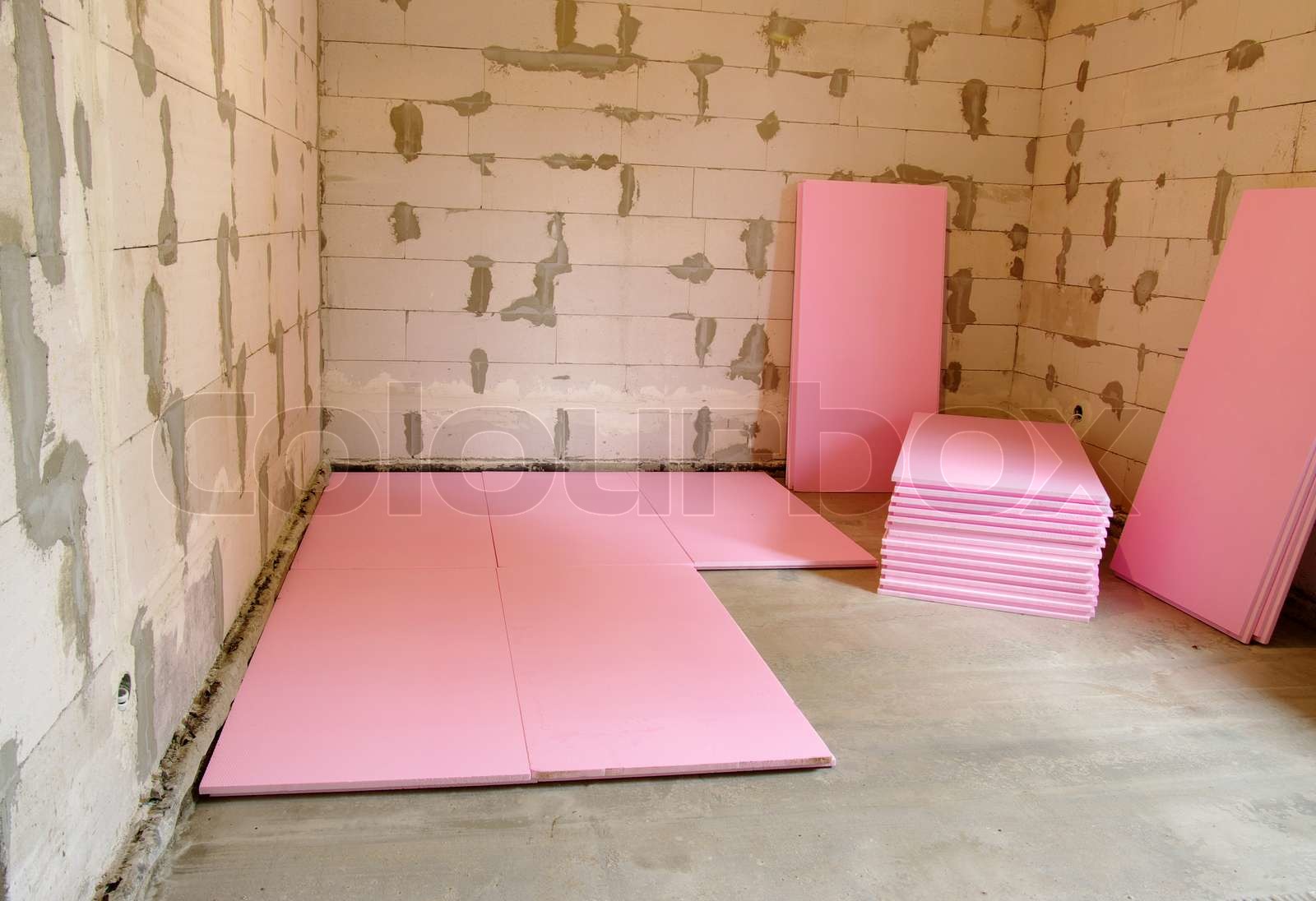 styrofoam tables | Stock image | Colourbox